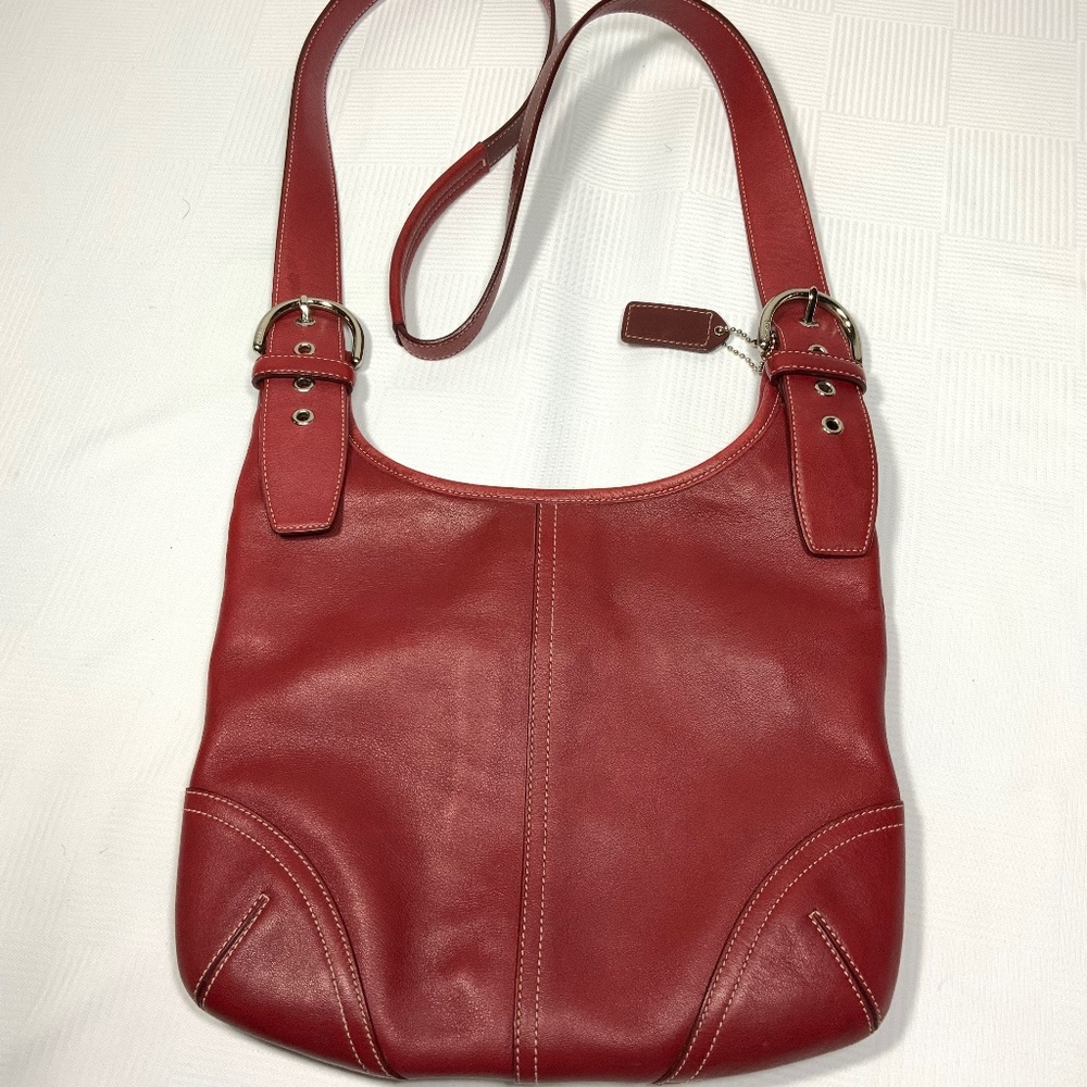 Coach Vintage British Red Soho Legacy Slim Hippie Cro… - Gem